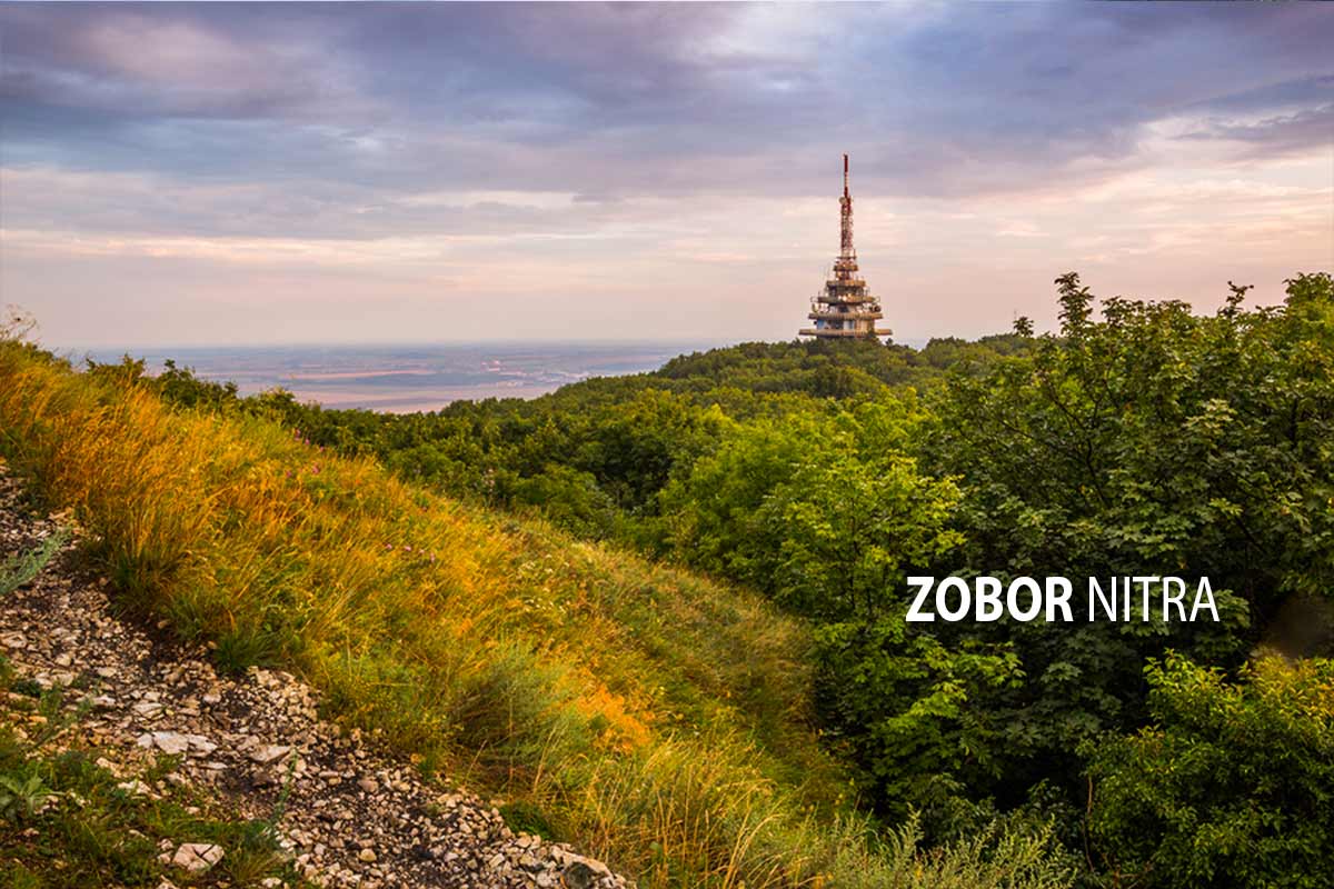 Zobor - turistické trasy/ cyklotrasy | 7 kopcov 3 jazerá